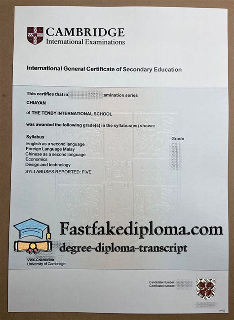 Where To Order Cambeidge Igcse Fake Certificate Buy A High Quality Fake Diploma Fake Degree
