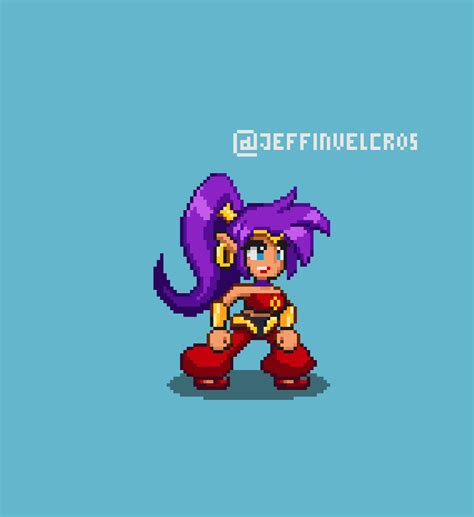 Pixilart Shantae By Jeffinvelcros