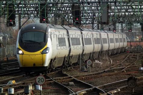 Class 390 390006 9 Car Emu In Debranded Virgin Trains Plain White At