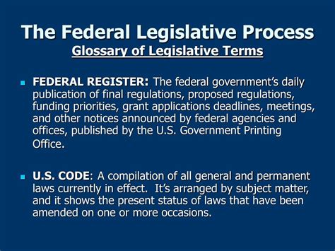 Ppt The Federal Legislative Process The Basics Mr Ognibene Shs Ap