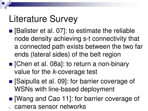 Ppt Sink Connected Barrier Coverage Optimization For Wireless Sensor