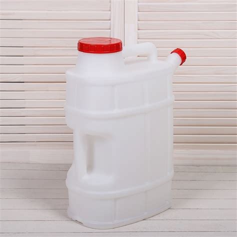 Канистра пищевая "Бочонок", 20 л, со сливом, белая. - купить с ...