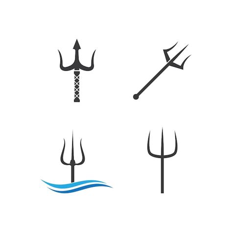 Premium Vector Trident Illustration Vector