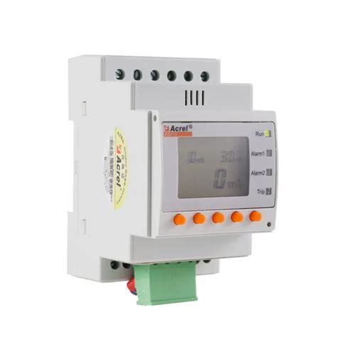 Din Rail Multi Function Lcd Display Current Measurement Relay With