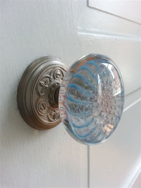 Blue Glass Door Knobs Door Knobs