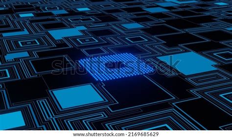 Cpu Modern Processor Abstract Technology 3d Stock Illustration 2169685629 Shutterstock
