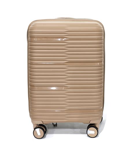 Marksman სამგზავრო ჩემოდანი ღია ყავისფერი 10 კგ Veli Store