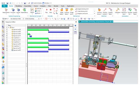 Design And Simulation Debugging Of Automobile Connecting Rod Production Line Based On The