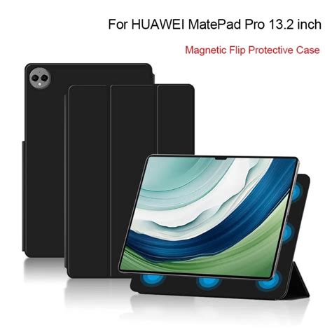 Strong Magnetic Smart Case For Huawei Matepad Pro Pce W With Auto Sleep Stand Casing