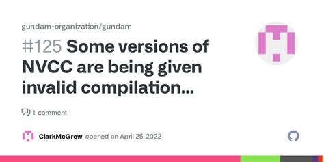 Some Versions Of Nvcc Are Being Given Invalid Compilation Options · Issue 125 · Gundam