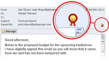 Email Digital Signature MS Office Document Signing Globalsign