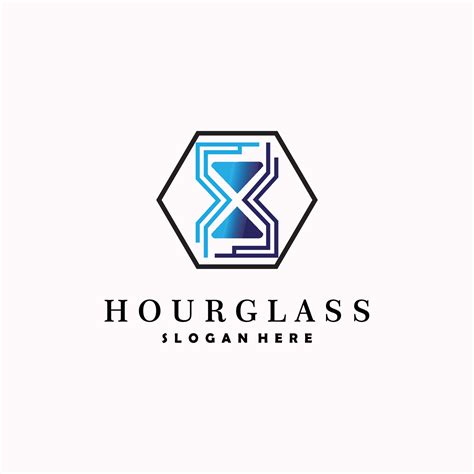 Hourglass Vector Line Art Minimalist Illustration Design Icon Logo 17180983 Vector Art At Vecteezy