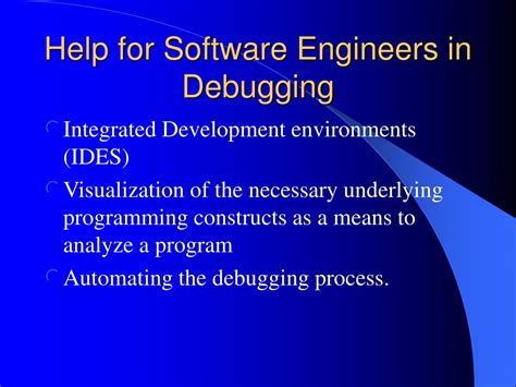 Ppt Software Debugging Testing And Verification Powerpoint