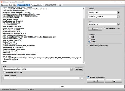 Post Here Successful Jobs Using UMT Ulitmate SPRD Unisoc Module GSM Forum