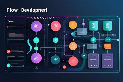 premium photo ux ui flowchart application development prototype