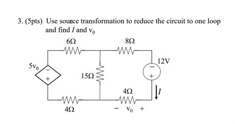 Solved Use Source Transformations To Reduce The Circuit To