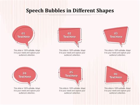 Speech Bubbles In Different Shapes Ppt PowerPoint Presentation Show Format