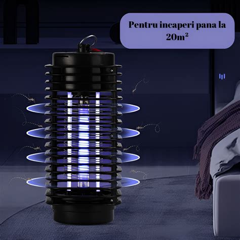 Уред против насекоми против комари 6w за 20 кв м повърхност монтаж на под или таван 11 X 27