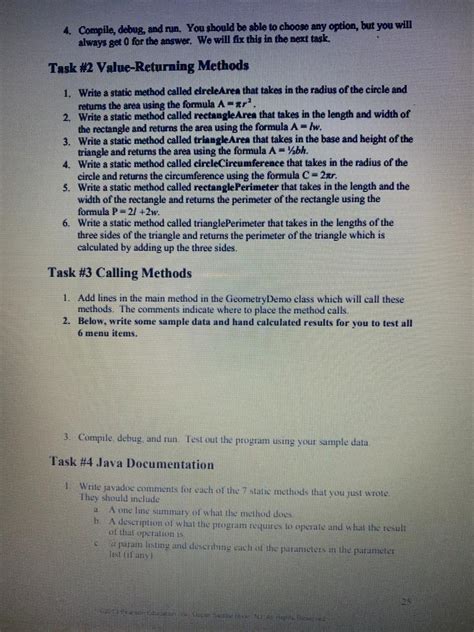 Solved Lab Objectives Beabla To Write Methods Beable To