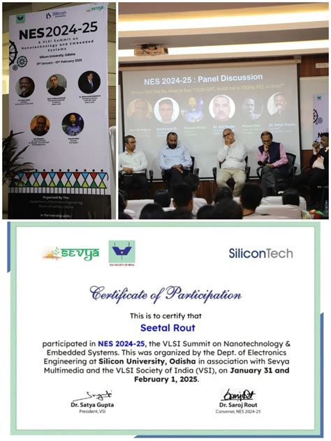 Vlsi Nanotechnology Embeddedsystems Nes2024 Silicontech Sevya Professionalgrowth