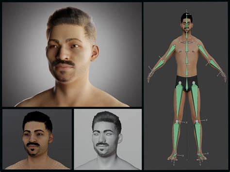 Realistic 3d Character Modeling Texturing And Rigging Upwork