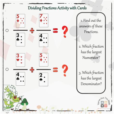 Reciprocal Dividing Fractions Worksheets