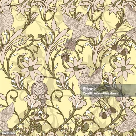 매끄러운 패턴 자연 빈티지 스타일 꽃 무늬 클래식 장식 홈 장식 직물 카펫 포장을위한 디자인 0명에 대한 스톡 벡터 아트 및 기타 이미지 Istock
