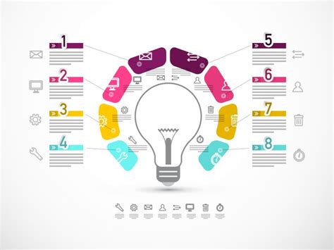 Infographic Design With Arrows Data Flow Chart Vector Image