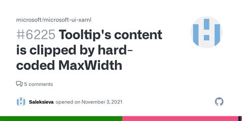 Tooltips Content Is Clipped By Hard Coded Maxwidth · Issue 6225