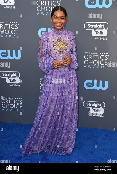 Yara Shahidi Arrives At The 23rd Annual Critics Choice Awards At The