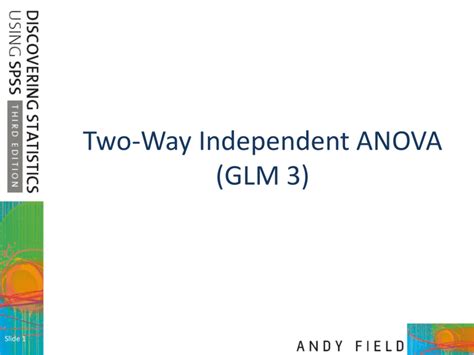 Two Way Independent Anova Glm 3