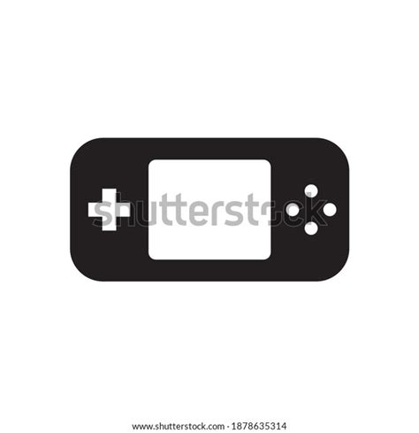 Handheld Console Vector Solid Style Icon Stock Vector Royalty Free 1878635314 Shutterstock