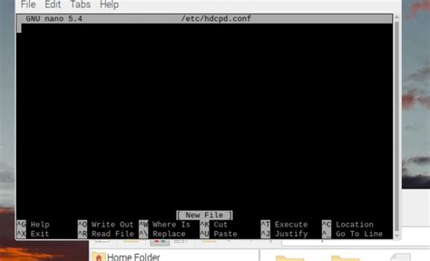 Trying To Configure A Static Ip And Sudo Nano Etcnf Returns
