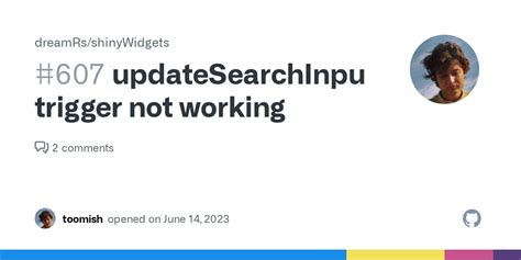Updatesearchinput Trigger Not Working · Issue 607 · Dreamrs