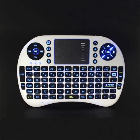 Best Selling Mini Wireless Backlight Keyboard 2 4GHz Keyboard With Battery Touch Pad Mouse For