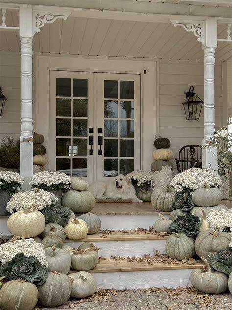 Cozy Farmhouse Fall Porch Cozy Cottage Farmhouse Fall Decor Liz Marie Blog