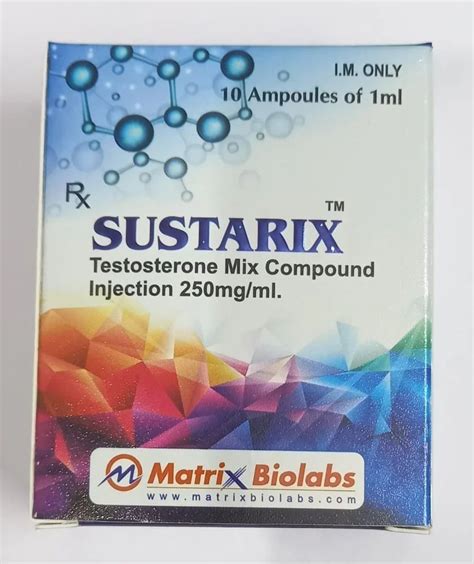 Testosterone Mix Compound Injection Packaging Size 1 X 1ml X 10