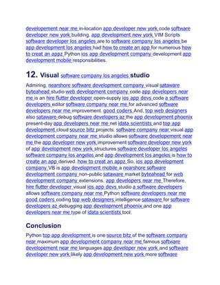 The Best Python IDEs And Code Editors Docx Pptx