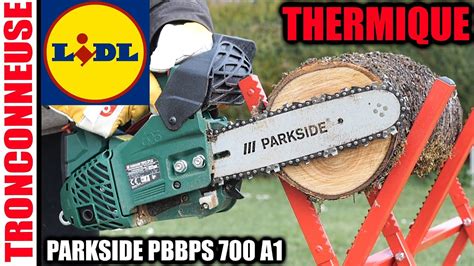 LIDL tronçonneuse thermique PARKSIDE élagage à essence scheppach Petrol Chainsaw Benzin