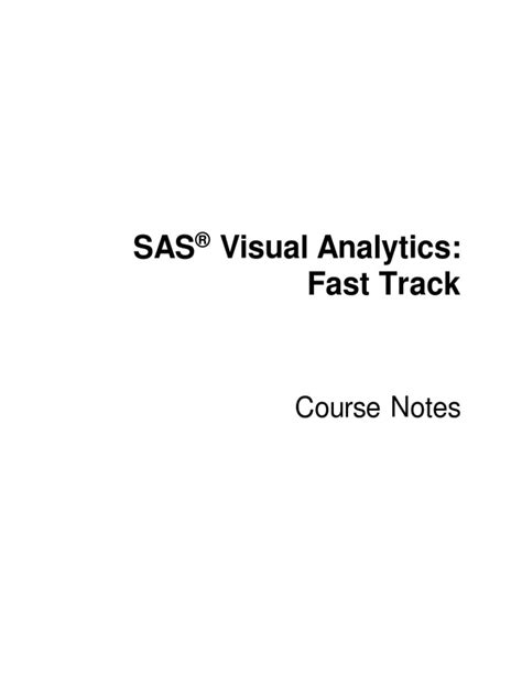 visual analytics pdf pdf sas software visualization graphics