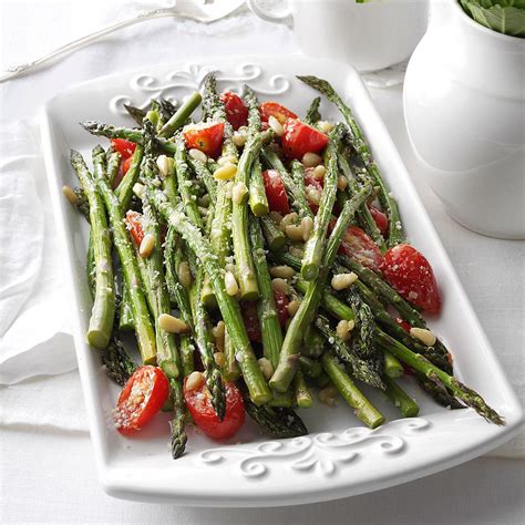 Tuscan Style Roasted Asparagus Recipe How To Make It Taste Of Home