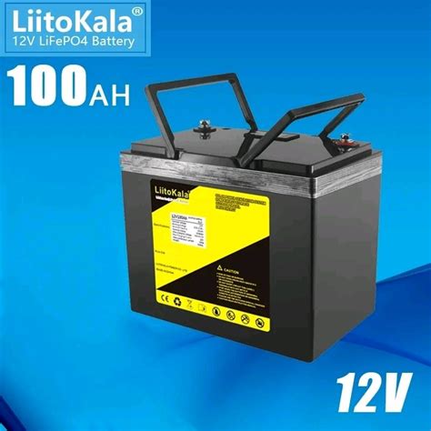 Купить LiFePO4 аккумулятор Liitokala 100Ah LCD (литий-железо-фосфат) 12 ...
