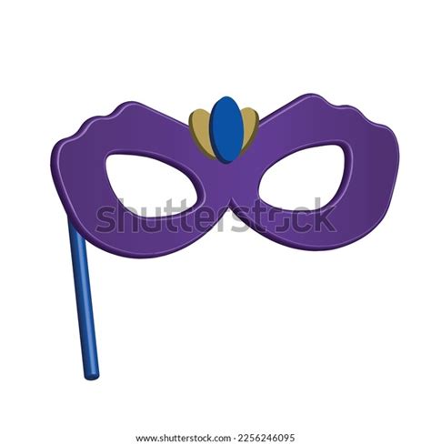 3d Illustration 3d Object Render Masquerade Stock Vector Royalty Free