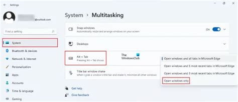 Do Not Display Edge Tabs In Alt Tab In Windows 11