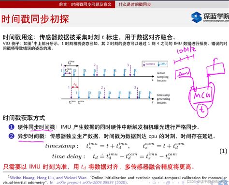 【深蓝学院】手写vio第8章 相机与imu时间戳同步 笔记