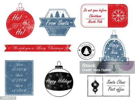 크리스마스 스탬프 봉투 엽서 및 편지에 대한 우표 세트 산타 클로스 메일 편지 카드 라벨에 대한 휴일 장식 겨울 크리스마스