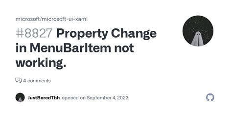 Property Change In Menubaritem Not Working Issue Microsoft Microsoft Ui Xaml Github