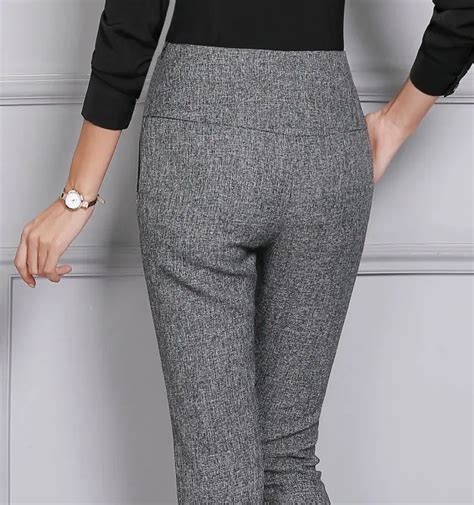 Popular Black Work Pants For Women Buy Cheap Black Work Pants For Women Lots From China Black
