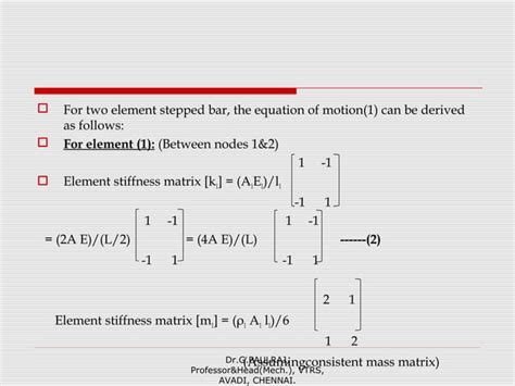 Finite Element Analysis Unit 4 Ppt Physics Science