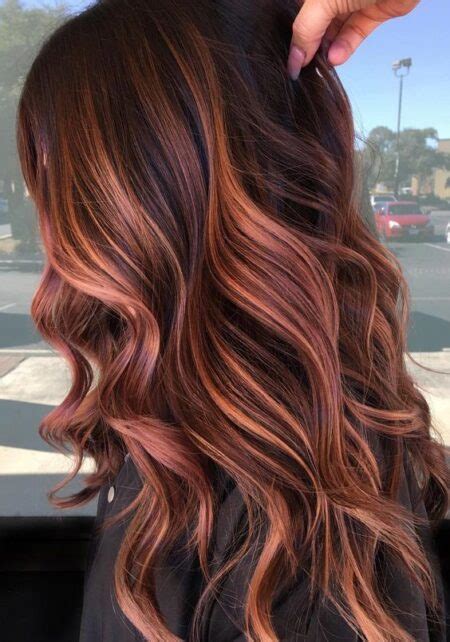 Mechas Cobrizas La Nueva Tendencia Para El Cabello Negro Mujer
